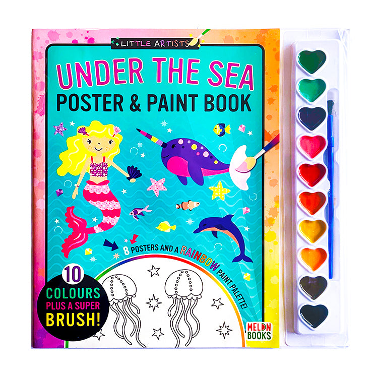 Under The Sea Jumbo Poster & Paint Set – Sweetpea & Rose