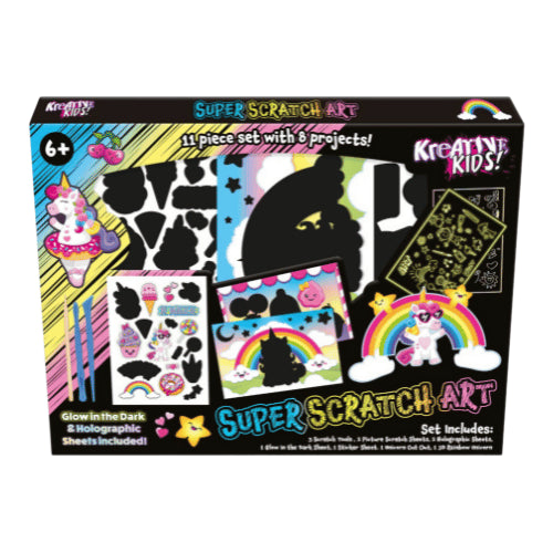 Super Scratch Art Kit – Sweetpea & Rose