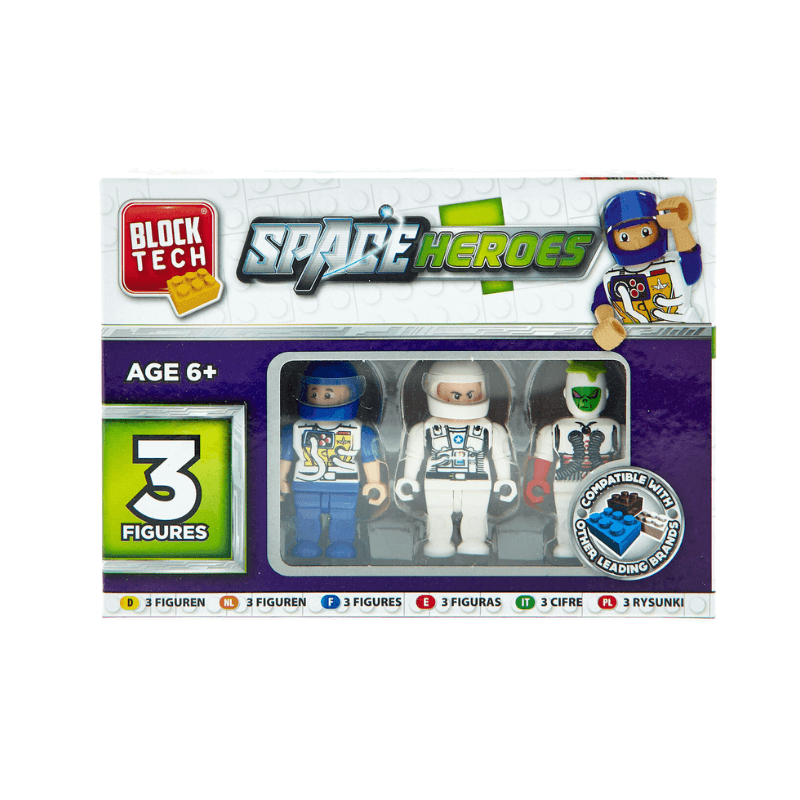 Mini Block Tech Space Heroes Figures – Sweetpea & Rose